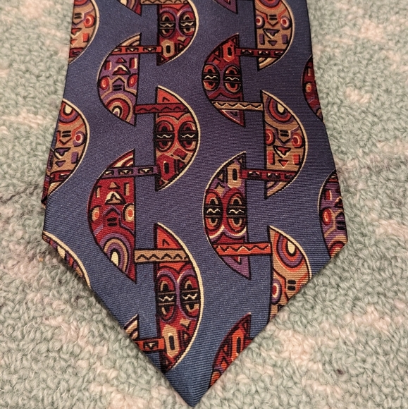 Chaps | Accessories | Vintage Chaps Ralph Lauren Green Orange And ...